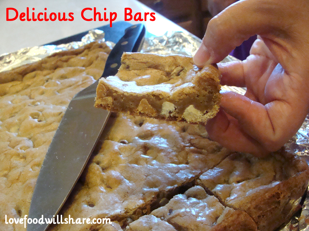 Delicious Chip Bars - Love Food, Will Share