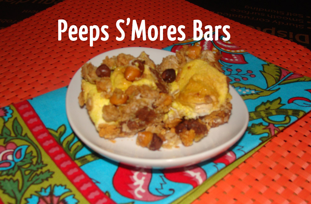 Peeps S'Mores Bars - Love Food, Will Share