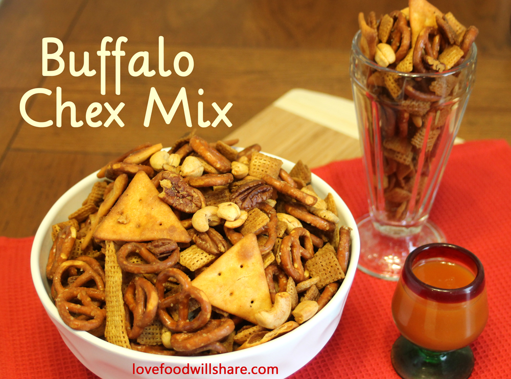 Buffalo Chex Mix - Love Food, Will Share