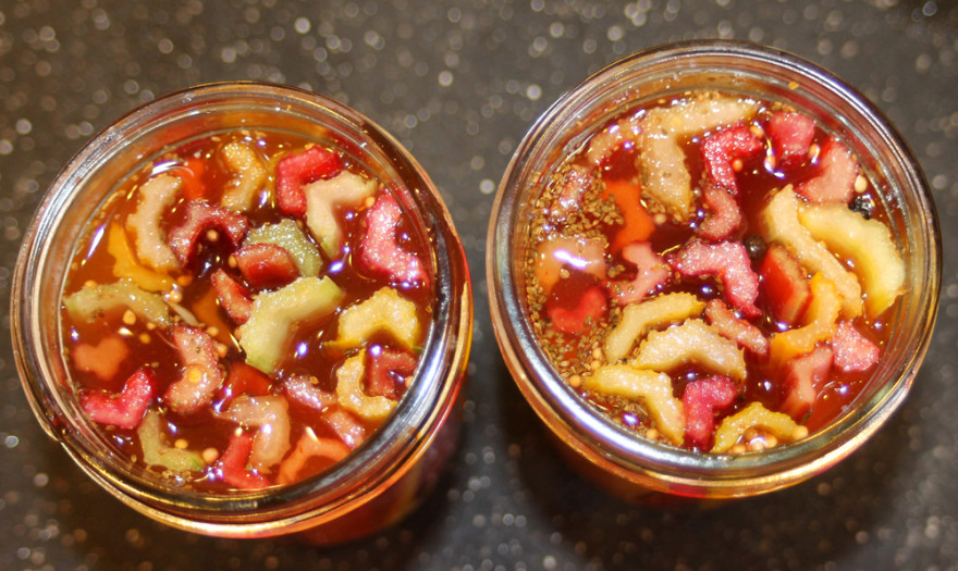 Spicy Pickled Chard Stems - Love Food, Will Share